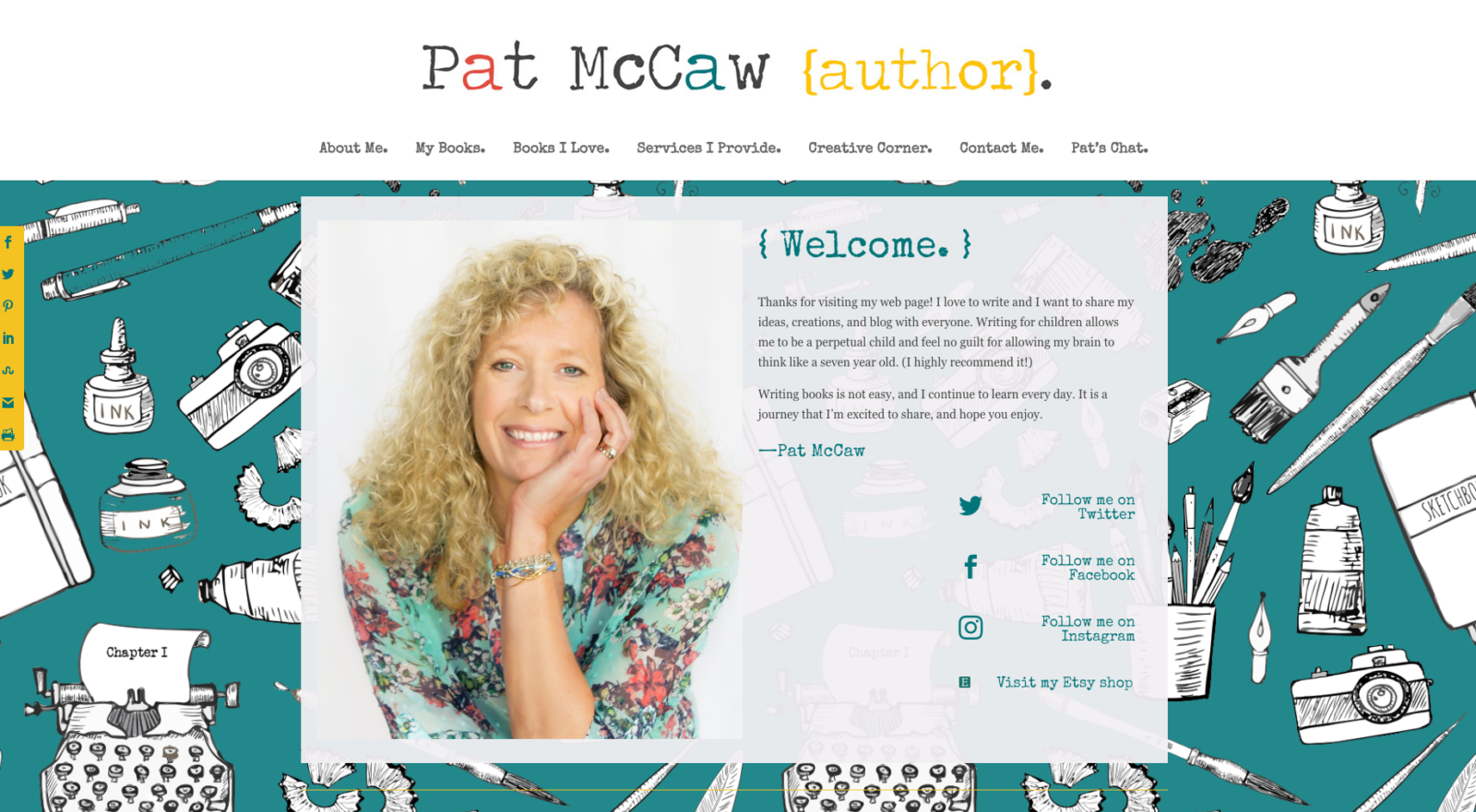 Welcome to the Official Site for Author Pat McCaw