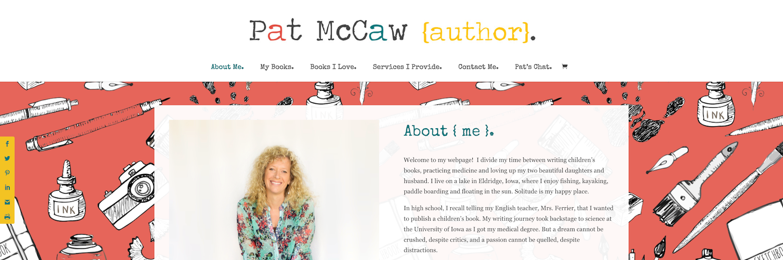 About Me | Pat McCaw, Author